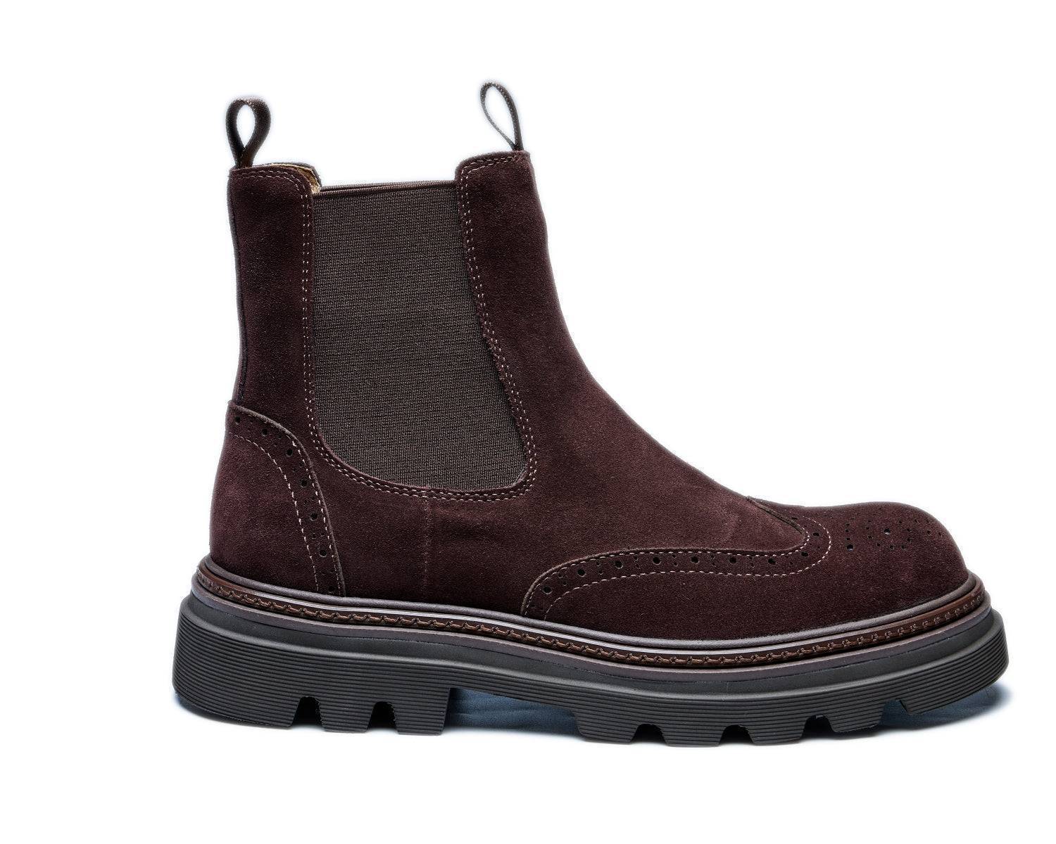 Men's washed chelsea boots