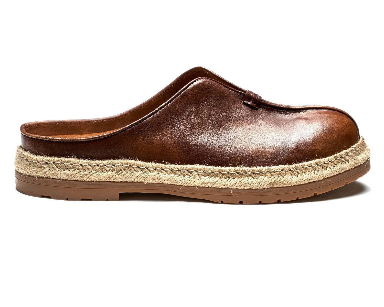 Men's casual leather slippers