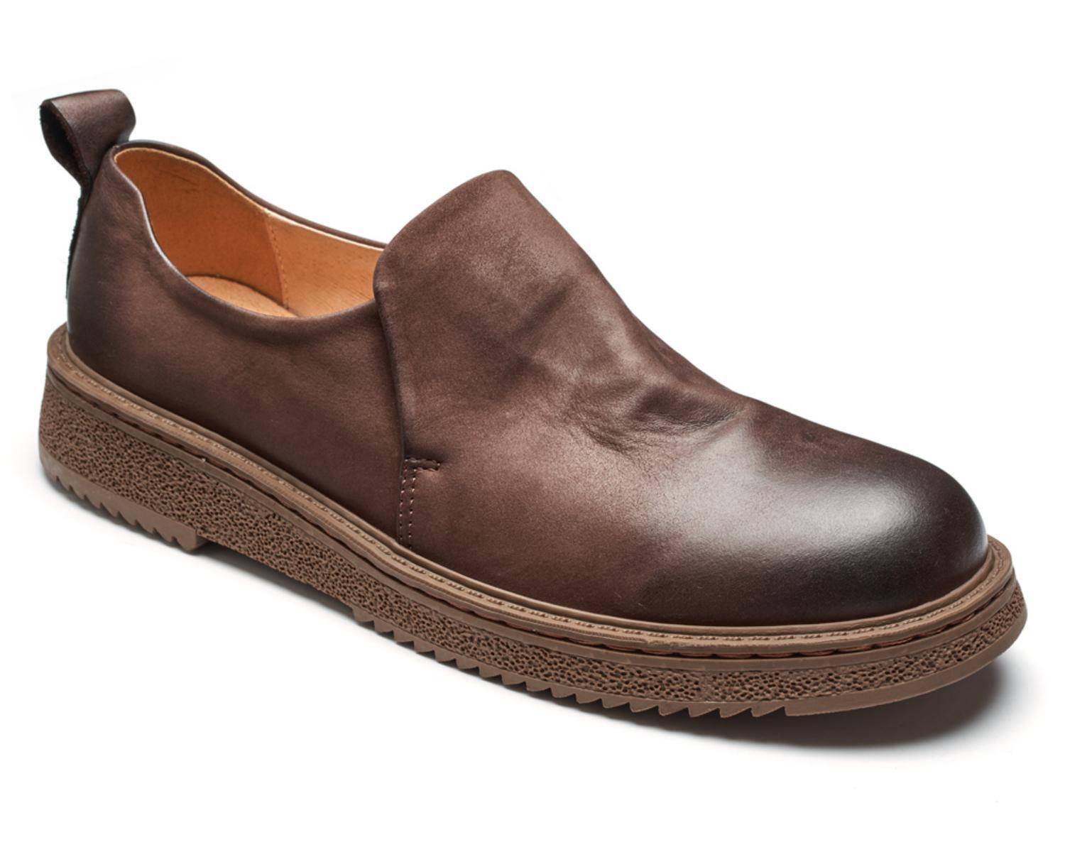 Men's Genuine Leather Business Casual Boots | Breathable Retro Style